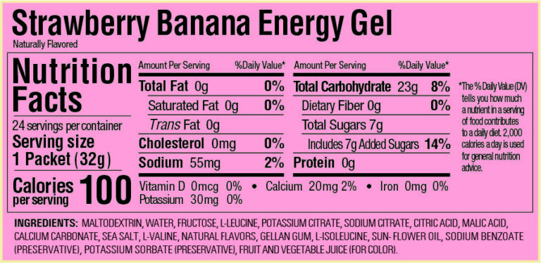 Gel GU Energy sabor Strawberry Banana 450 Gramos - Ultrarun